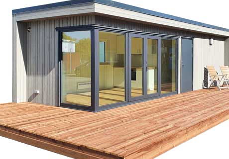 Attefallshus 30 kvm - Nyckelfärdigt eller byggsats 25-30 kvm